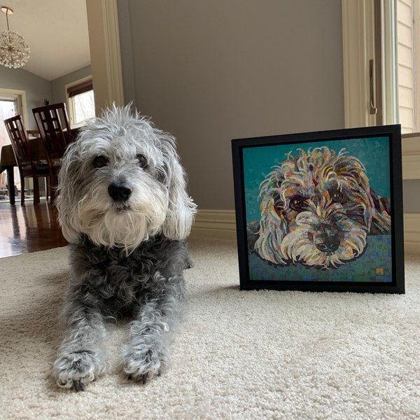 Mosaic "doodle" Wall Art - Etsy