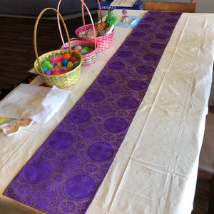 Home Altar Catholic Liturgical Runner Gold White Metallic Long - Etsy