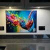 Northern Lights Kitchen Glass Splashback - Heat Resistant 6mm Toughened ...