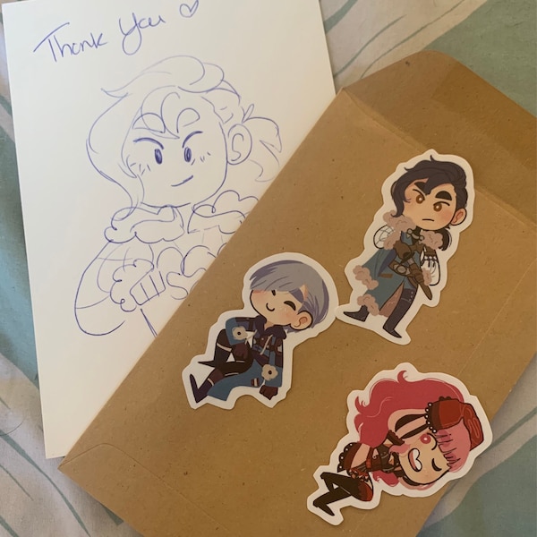 Fire Emblem Three Houses Stickers, FE3H Chibi Decals - Etsy