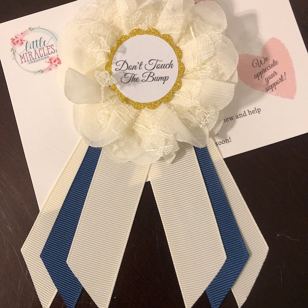 Ivory Mommy to Be Pin, Cream Daddy to Be Pin, Mom to Be and Dad to Be ...