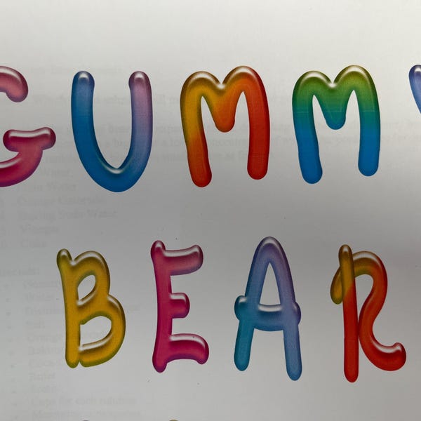 Candy Land Letters Clipart, Glaze Alphabet, Sweet ABC, DIGITAL DOWNLOAD ...