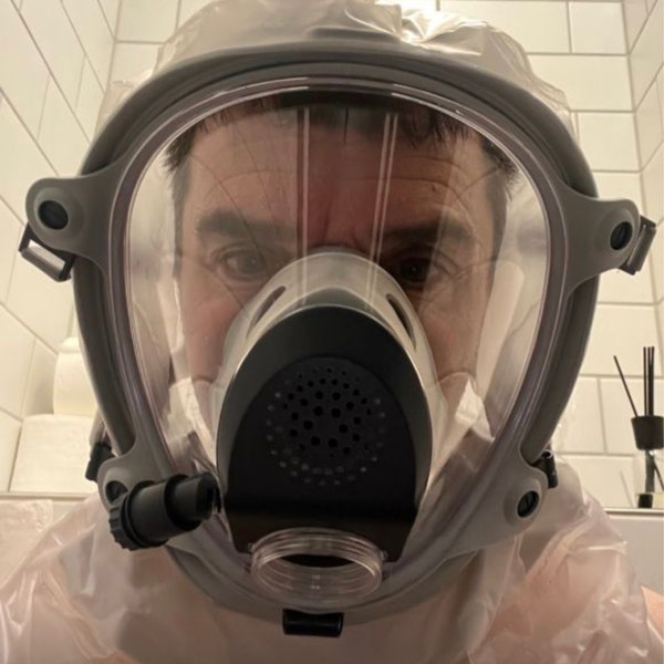 Israeli Army Gas Mask | Full Face Respirator for Beards & Glasses ...