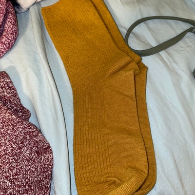 High Ankle Autumn Fall Casual Knitted Women Fashion Socks - Etsy