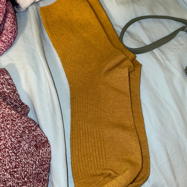 High Ankle Autumn Fall Casual Knitted Women Fashion Socks - Etsy