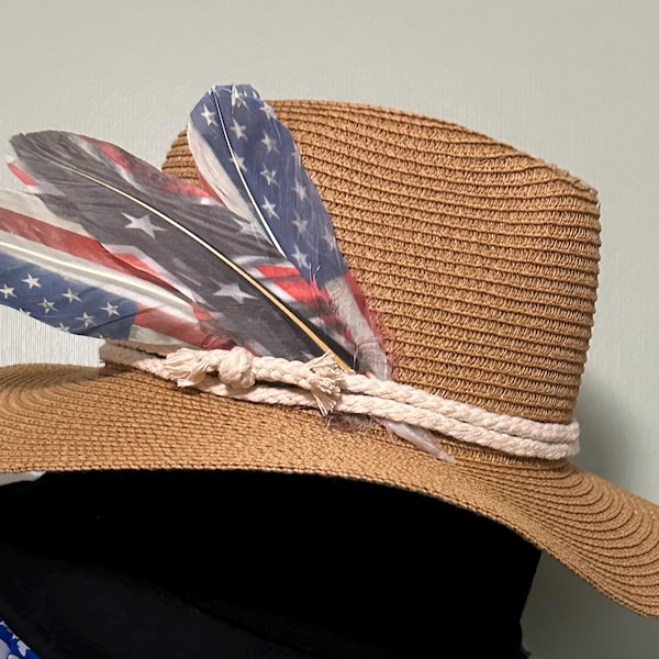 American Flag Feather - Etsy