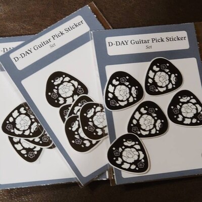 D-day Guitar Pick Sticker Set Agust D Tour Suga BTS - Etsy