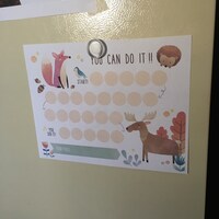 Printable Rainbow Reward Chart Girl's Sticker Chart - Etsy Australia