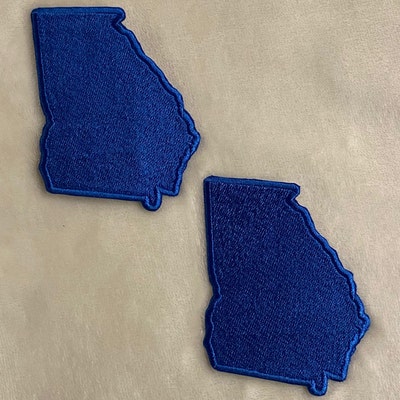 Georgia State Custom Colors Iron on Patch - Etsy