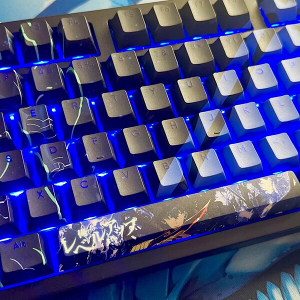 Cyberpunk Edgerunners Keycaps | 124-key Anime Keycap Set | PBT OEM ...