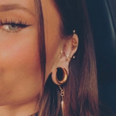 Blackline Devil's Heart L-shaped Nose Ring-black/red - Etsy