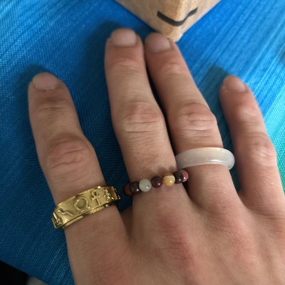 Sun and Moon Fidget Ring Sun Anxiety Ring Mens Spinner Ring, Women's ...