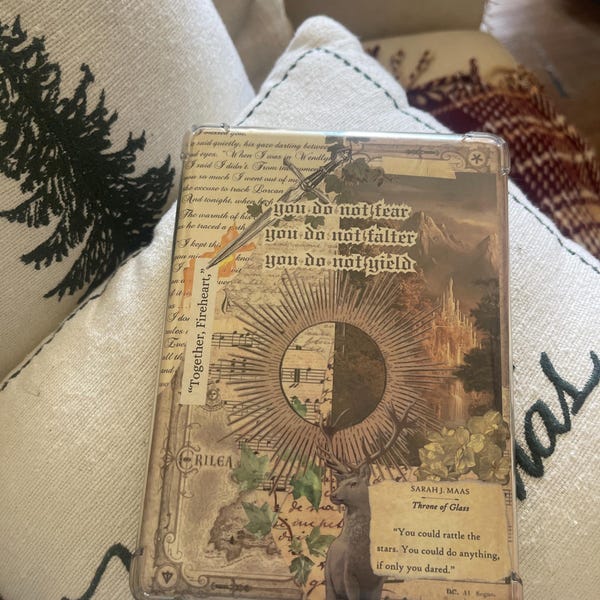 Throne of Glass Inspired Kindle Insert ~ | Kindle Printable | Clear ...