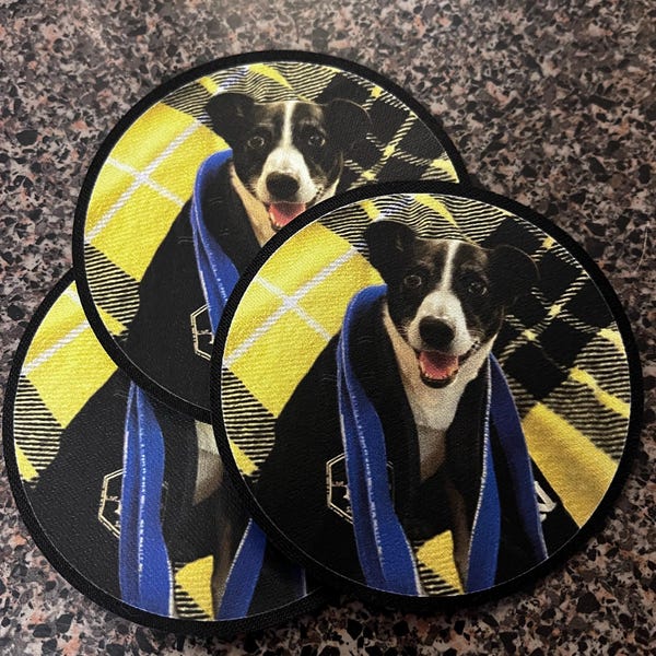 Medusa-inspired Canvas Back Patch for Jackets, Vests & Flannels Sew-on ...