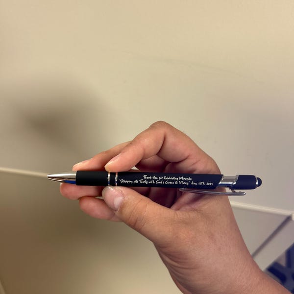 Personalized Laser Engraved Pen: Realtor Client Gift, Bulk Pens - Etsy