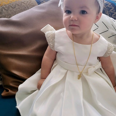 Orthodox Cross Greek Serbian Russian Christening 14K Yellow Gold Medium ...