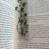 Forget Me Not Laminated Pressed Flower Bookmark With Tassel - Etsy