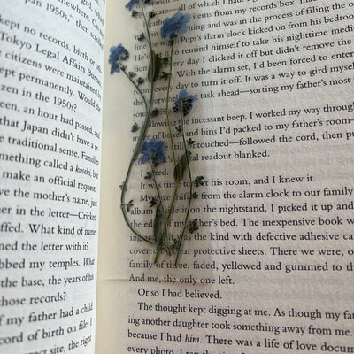 Build Your Own Bookmarks Real Dried Flowers Gift Idea for Book Lovers ...