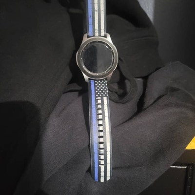 Thin Blue Line Watch Band Compatible With Apple Watch Samsung Garmin - Etsy