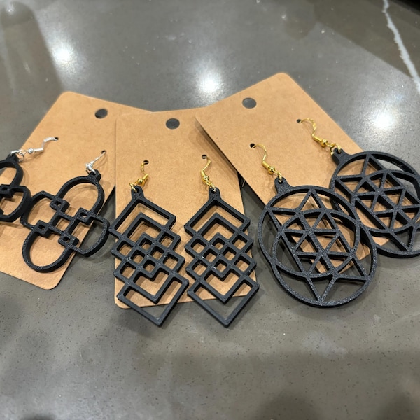 50 Mega Pack STL Jewelry, Earring STL, Necklace STL, 3D Print File ...