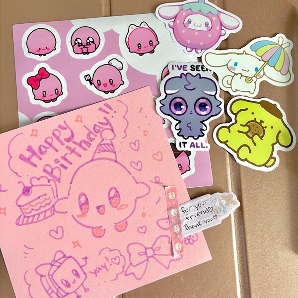 Multi-eyed Lamb Sticker Creepy Cute Pastel Stationary Waterproof Vinyl ...