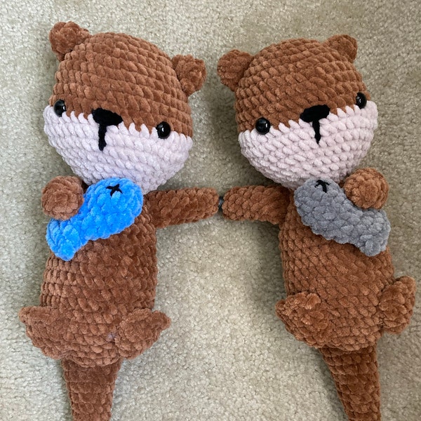 Amigurumi Otter Pattern, Plush Pattern, PDF Pattern, Stuffed Otter Toy ...
