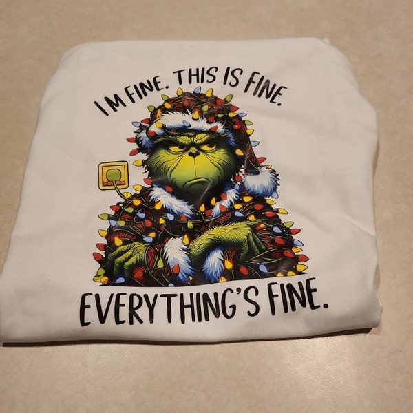 Grinch Heart DTF Heat Transfer, Grinchy Hand Print, Full Color DTF ...