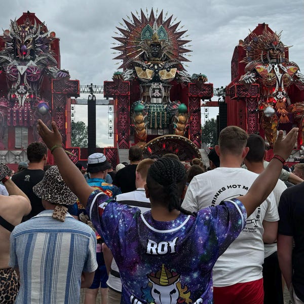 Rave Cloak With Hood Festival Jacket Cape Psychedelic Rainbow Rave Coat ...