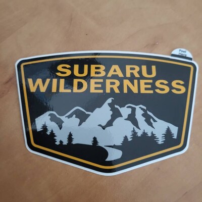 Subaru Wilderness Sticker 4x 3 Inches - Etsy