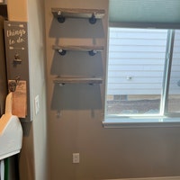 Industrial Pipe Window Curtain Rod Rustic Special Corbel - Etsy