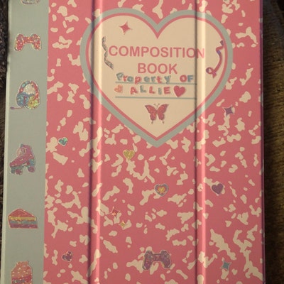 Composition Book Pastel Pink and Blue Ipad Case Notebook Cute - Etsy