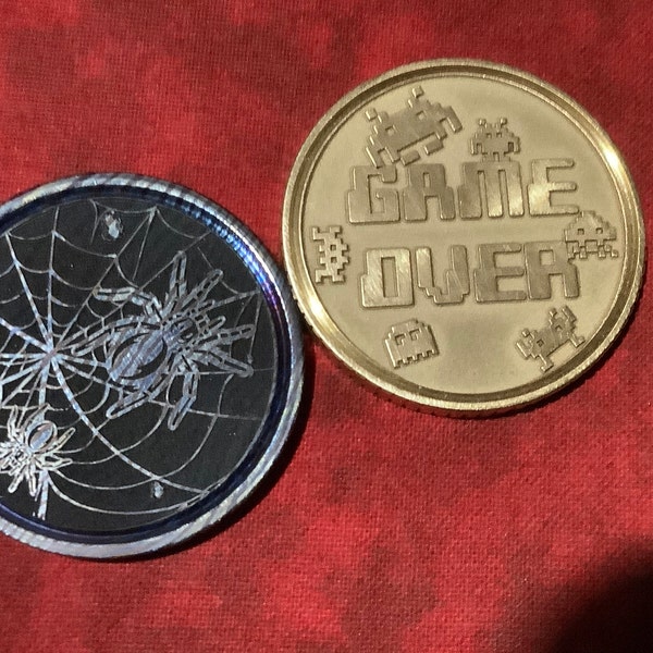 Game Over Coin - Etsy