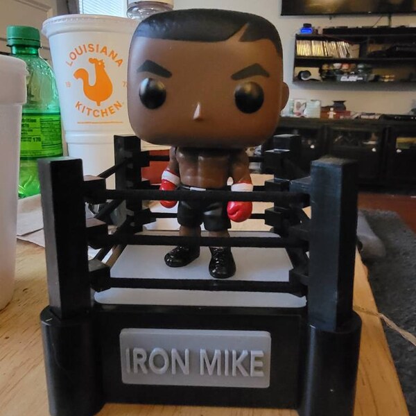 Funko Pop WWE AEW NJPW Wrestling Ring Display Stand Custom Base/ Cake ...