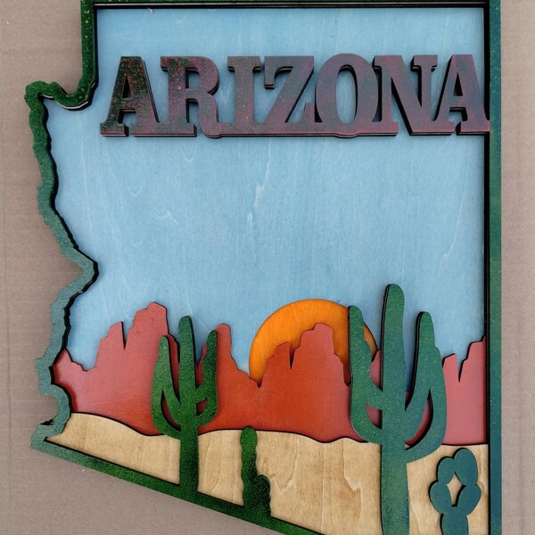 Digital File - 5 Layer Laser Cut Files, DXF, SVG, Multi-layer Files ...