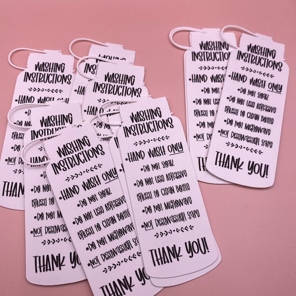 Sneaker Care Card - Shoe Care Card - Apparel Care Card - Care Card ...