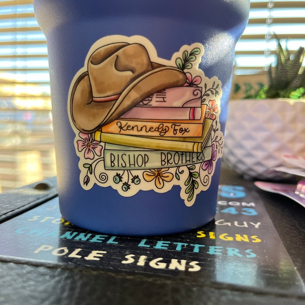 KF Sticker | Bookish Sticker | Book Sticker | Kennedy Fox | Romance ...