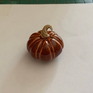 Hand Made Ceramic Stoneware Mini Miniature Pumpkin Pumpkins - Etsy