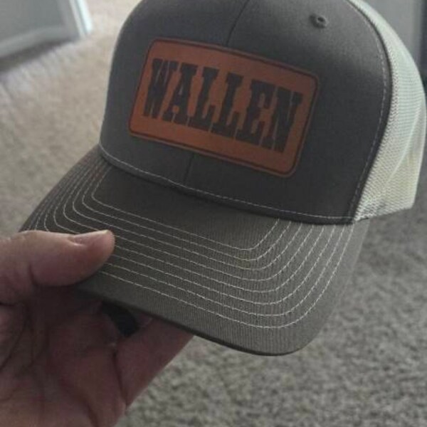Welder Hat, Welding Trucker Hat, American Flag Leather Patch Hat ...