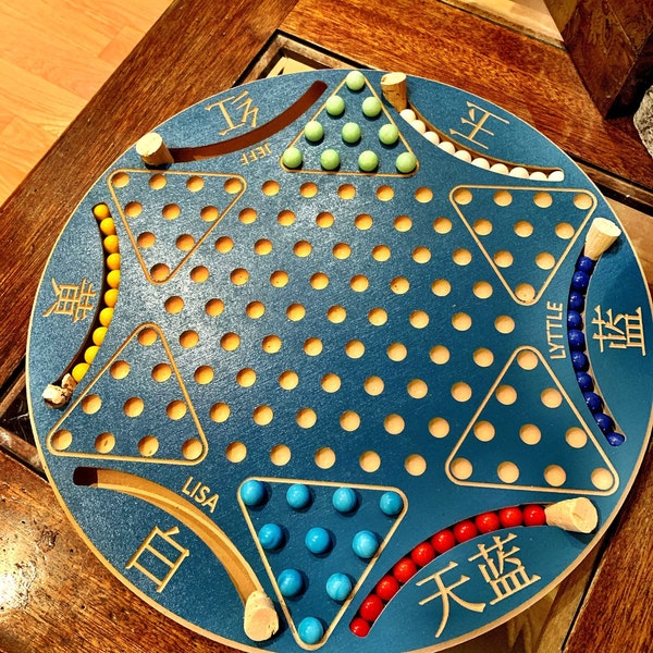 Marble Game, Jokers and Marbles, Pegs and Jokers - Etsy