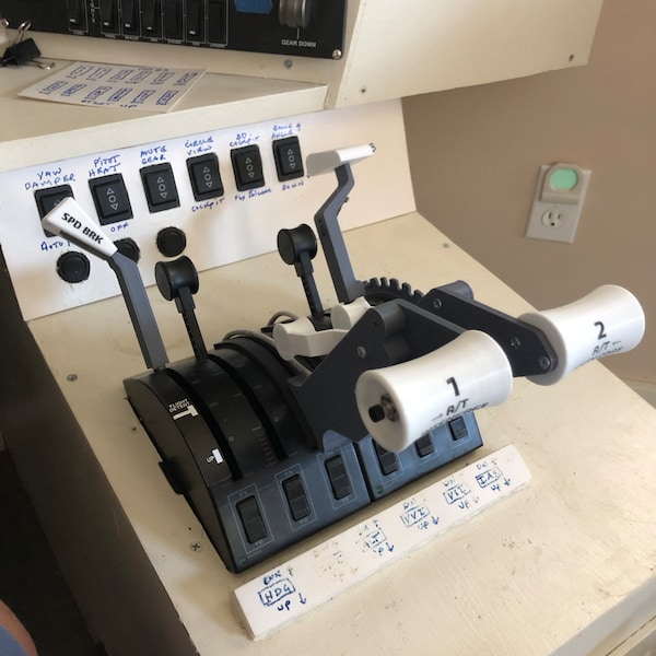 Boeing 737 Thrust Levers for Saitek Pro Flight Throttle Quadrant ...