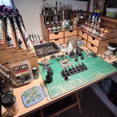Hobby Paint Workstation for Citadel Gamesworkshop, Vallejo, Army ...