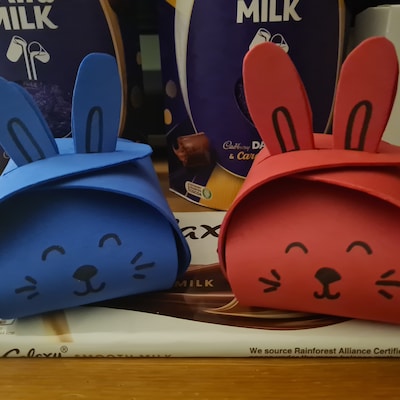 Easter Bunny Box Template SVG, Gift Box SVG, Party Favor, Box Template ...