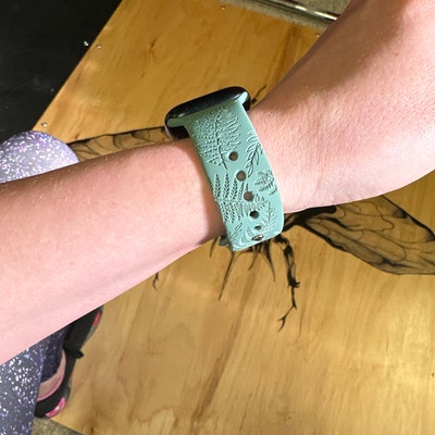 Forest Tree Wilderness Silicone Band Laser Engraved, Apple Watch ...