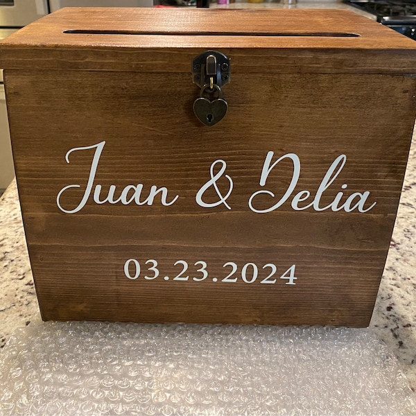 Custom Card Box | Weddings, Anniversaries, Birthday, Time Capsule ...