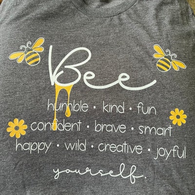 Bumble Bee Teacher Shirts for Women, Save the Bees Oversized Tshirt ...