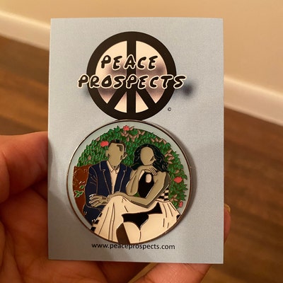 Peace Portrait Pin - Etsy