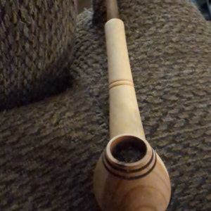 Odin the Wanderer Ansuz Rune Wood Pipe / Wooden Viking Thor Frigga ...