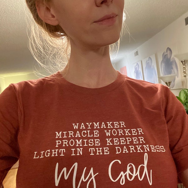 Waymaker Shirt, Christian Apparel, Christian Tees, Christian T-shirts ...