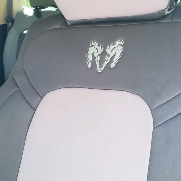 Ram Head Logo Machine Embroidery Design 2 Sizes - Etsy