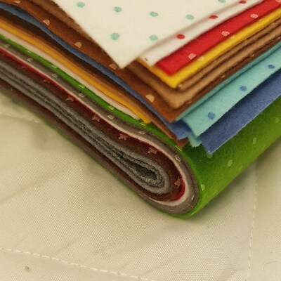 Plain Felt Fabric 30 Colors Collection 20cm X 20cm per Sheet - Etsy